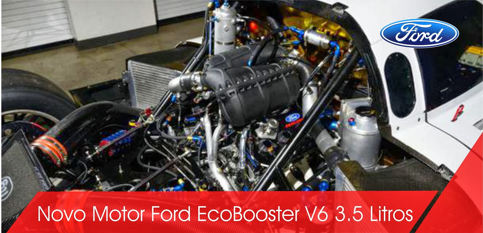 AUTOLOG NOTÍCIAS: Ford revela novo motor EcoBoost V6 biturbo 3.5 littros