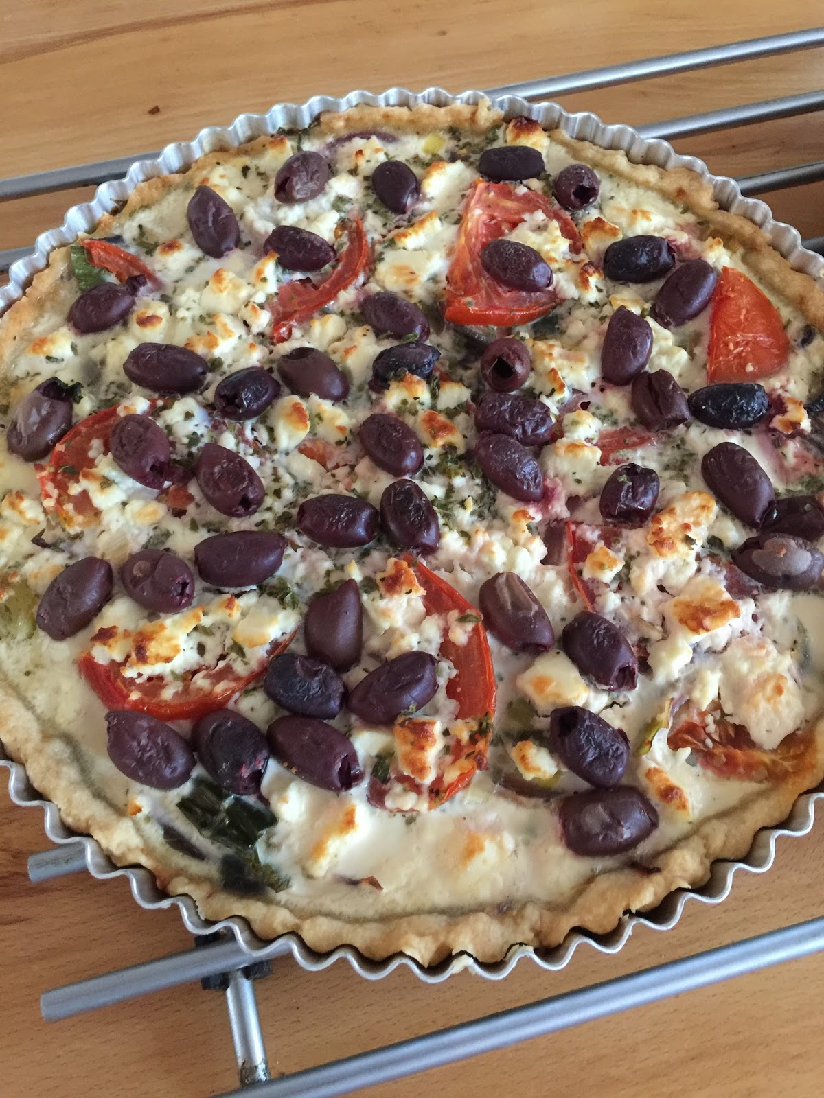 Tinas matlagning: Grekisk paj med fetaost