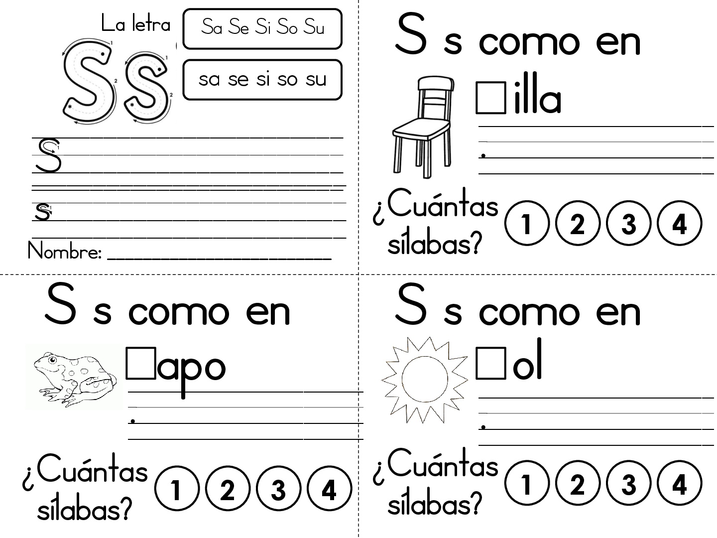 Actividades para primer grado: 2020