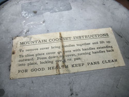 Webbingbabel: US Army M-1942 Mountain Troops Cookset