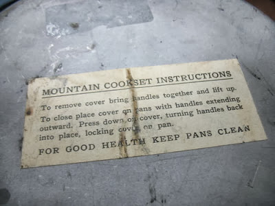 Webbingbabel: US Army M-1942 Mountain Troops Cookset