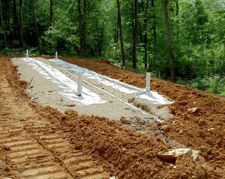 Expert Septic - No Sand Mound: Eljen GSF Basic install pics