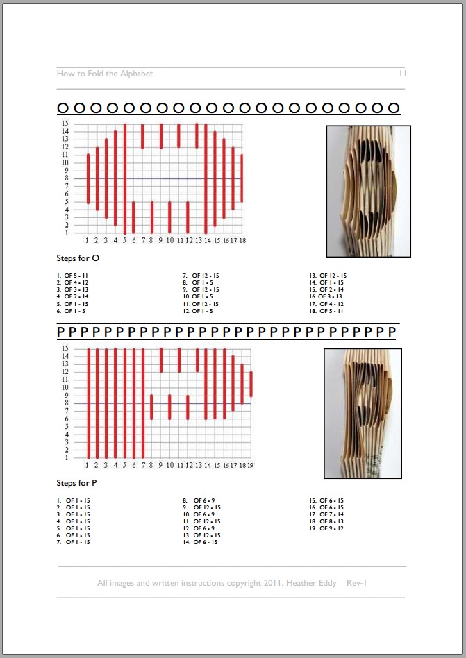 How to Fold Block Alphabet Letters