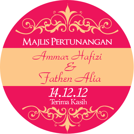 Kiz Wedding: Stiker Perkahwinan / Pelekat Perkahwinan