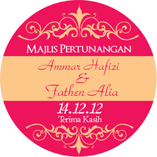 Kiz Wedding: Stiker Perkahwinan / Pelekat Perkahwinan