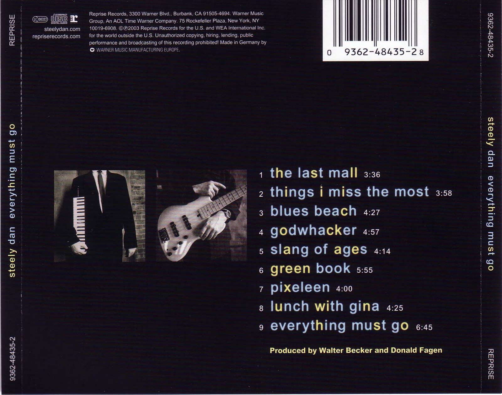 Classic Rock Covers Database: Steely Dan - Everything Must Go On (2003)