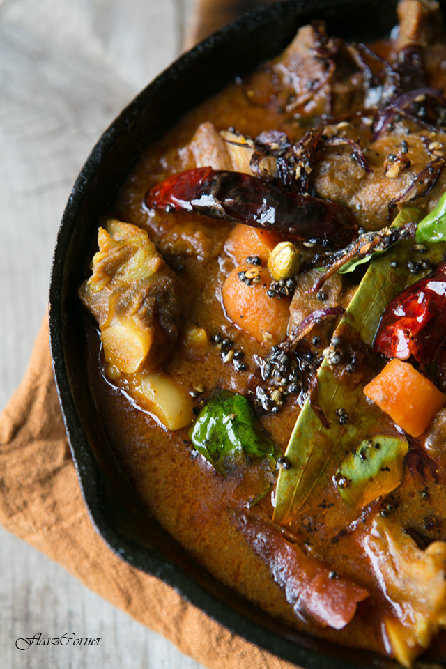 Kerala Style Spicy Mutton Curry