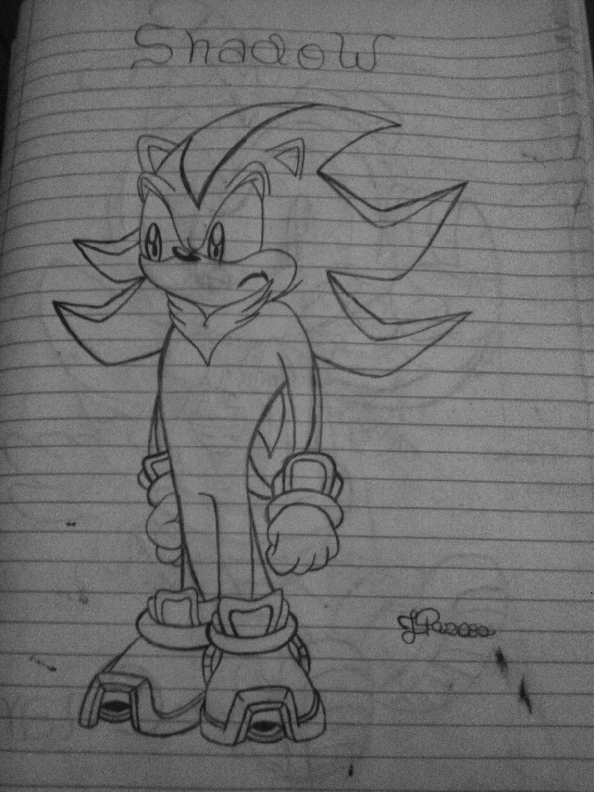Shadamy Fans Brazillian: Shadow The Hedgehog Drawings