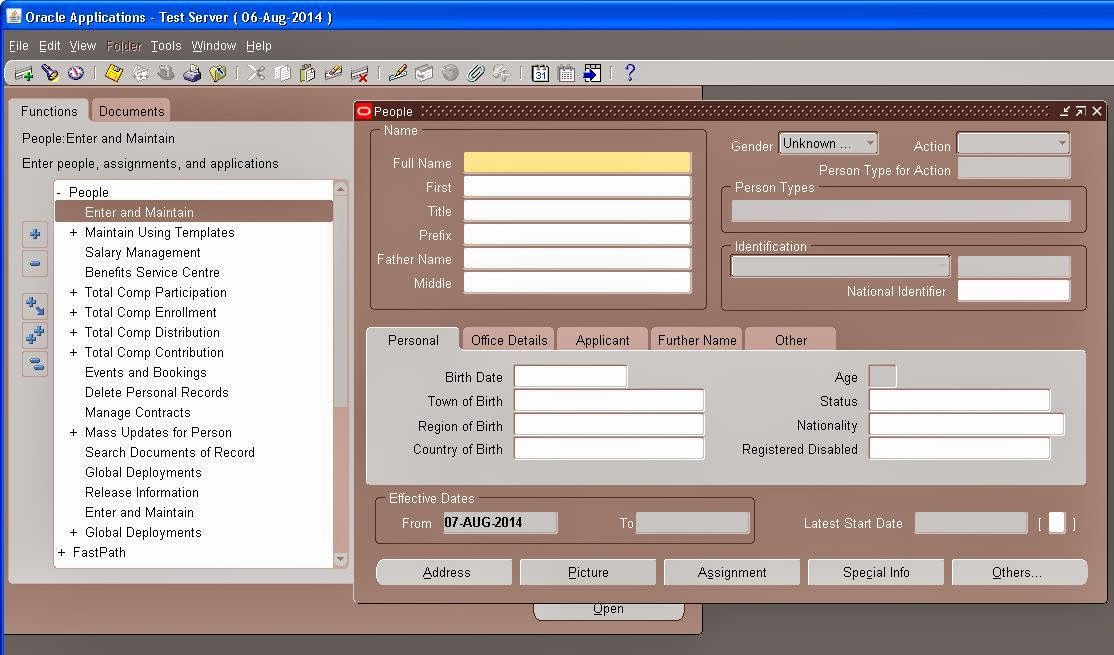 Oracle HRMS