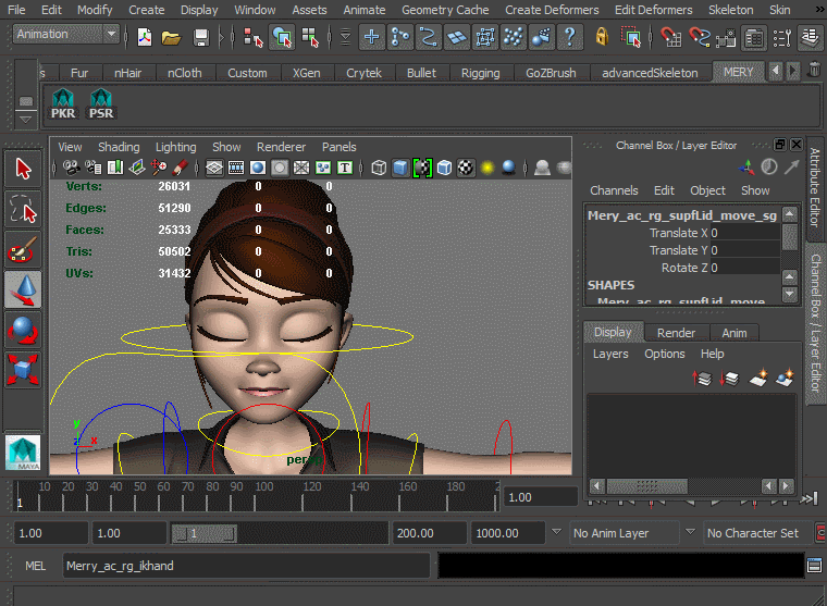 Personagem Mary Rig, FREE MAYA CHARACTER RIG