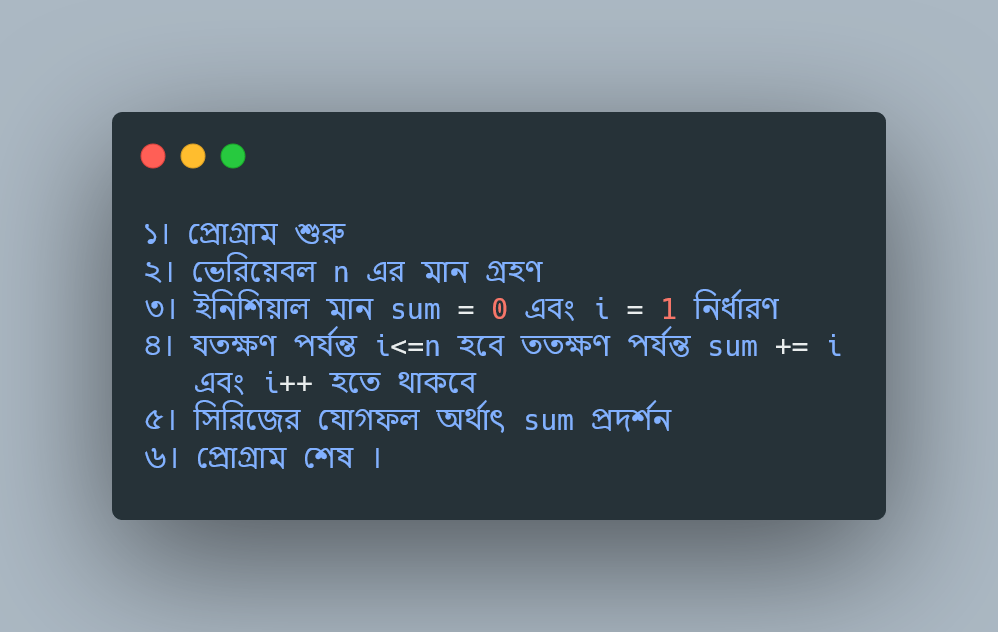 অ্যালগরিদম Algorithm লিখার নিয়ম ~ বাবুর ঝুলি
