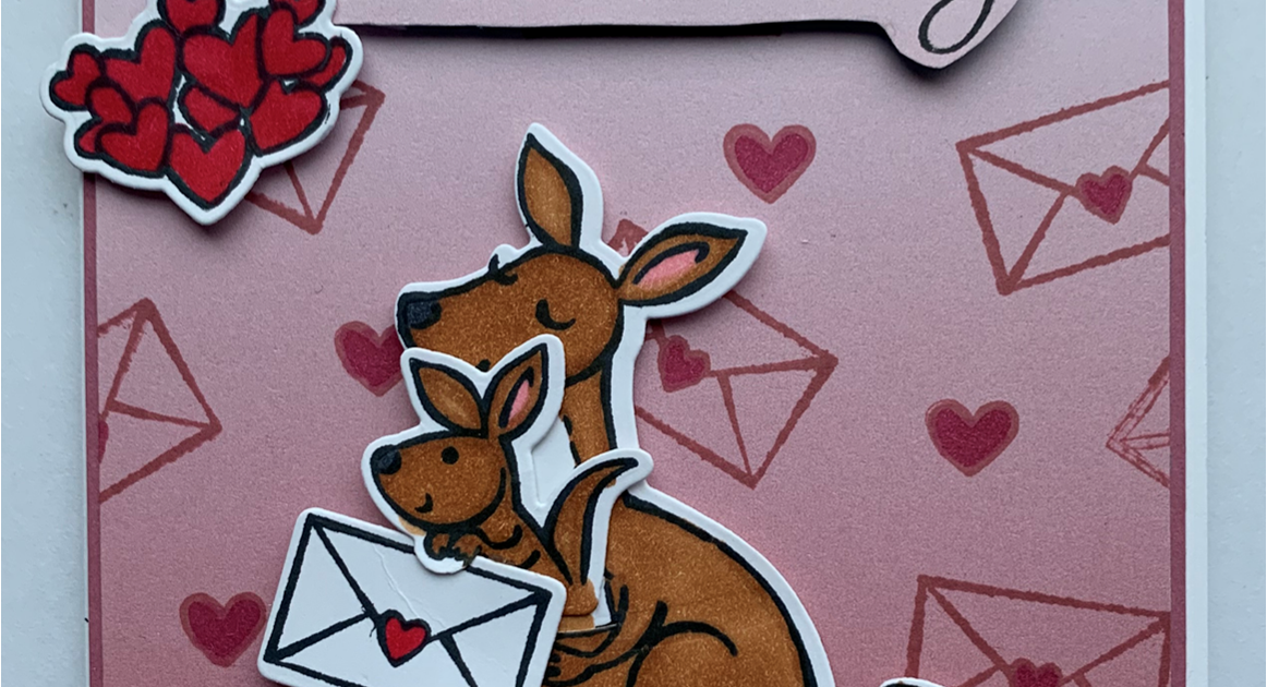 Just Dreamin' Stamps: Kangaroo Valentine