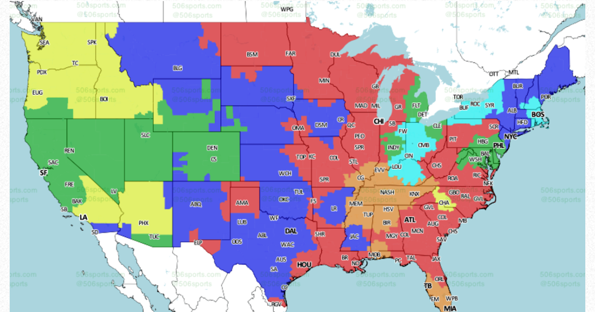 PACKERVILLE, U.S.A.: Week 5 TV Maps