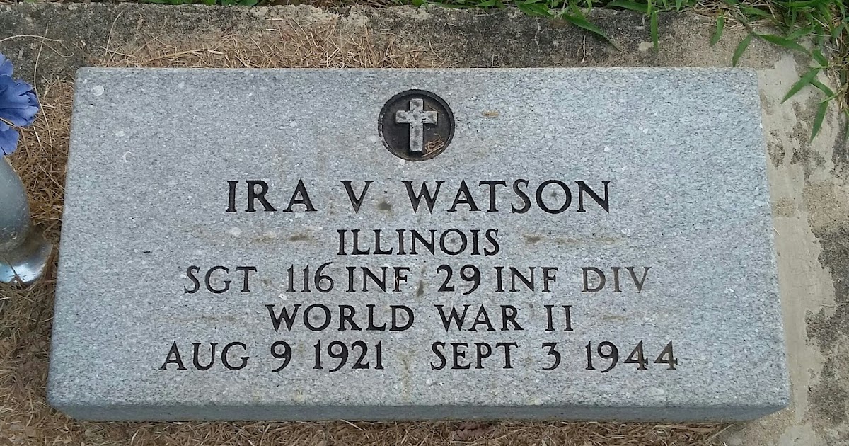 116th Infantry Regiment Roll of Honor: SGT Ira Vernon Watson