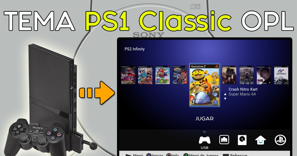 Descargar Tema PS1 Classic para OPL PS2 - PS2 Infinity
