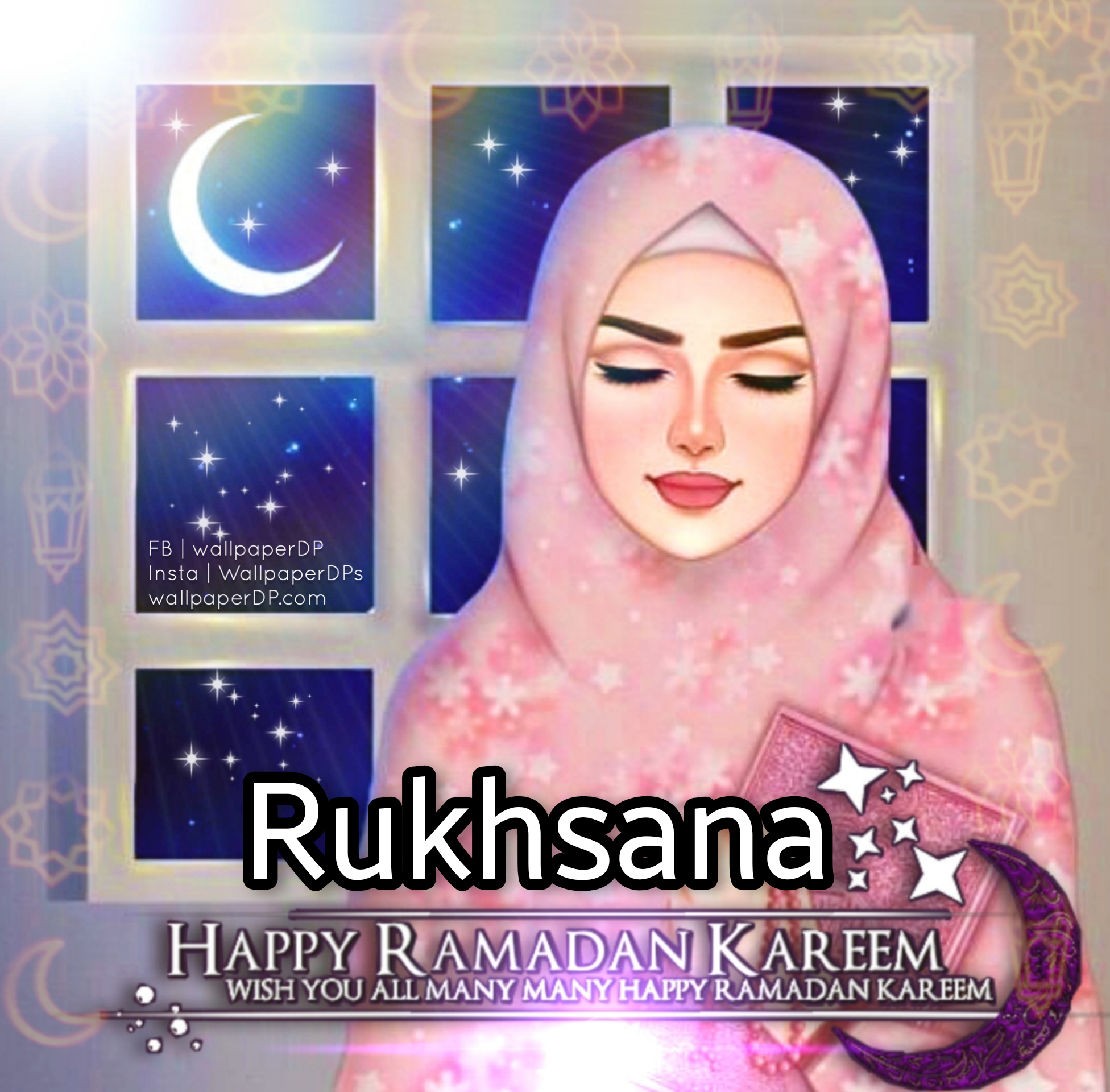 100+ Ramzan Dpz for Girlz with Name | Wallpaper DP