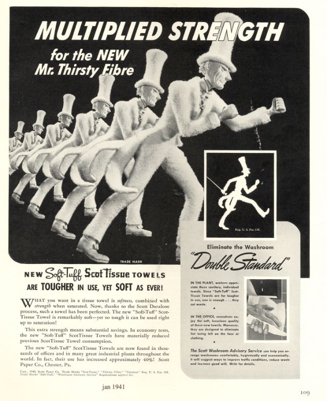 Vintage Toilet Paper Ads From the Early 20th Century ~ Vintage Everyday