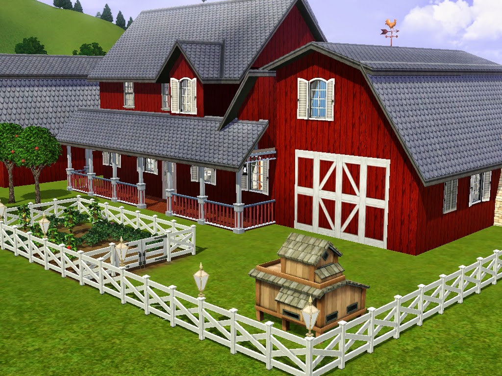 Sims and Just Stuff: Cool Old Barn Remodel for Sims 3 by squarepeg56