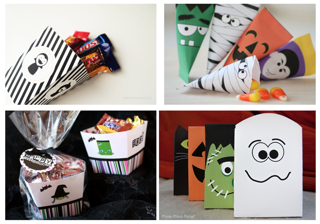 Home Confetti: FREE PRINTABLES ROUNDUP: HALLOWEEN TREAT BOXES