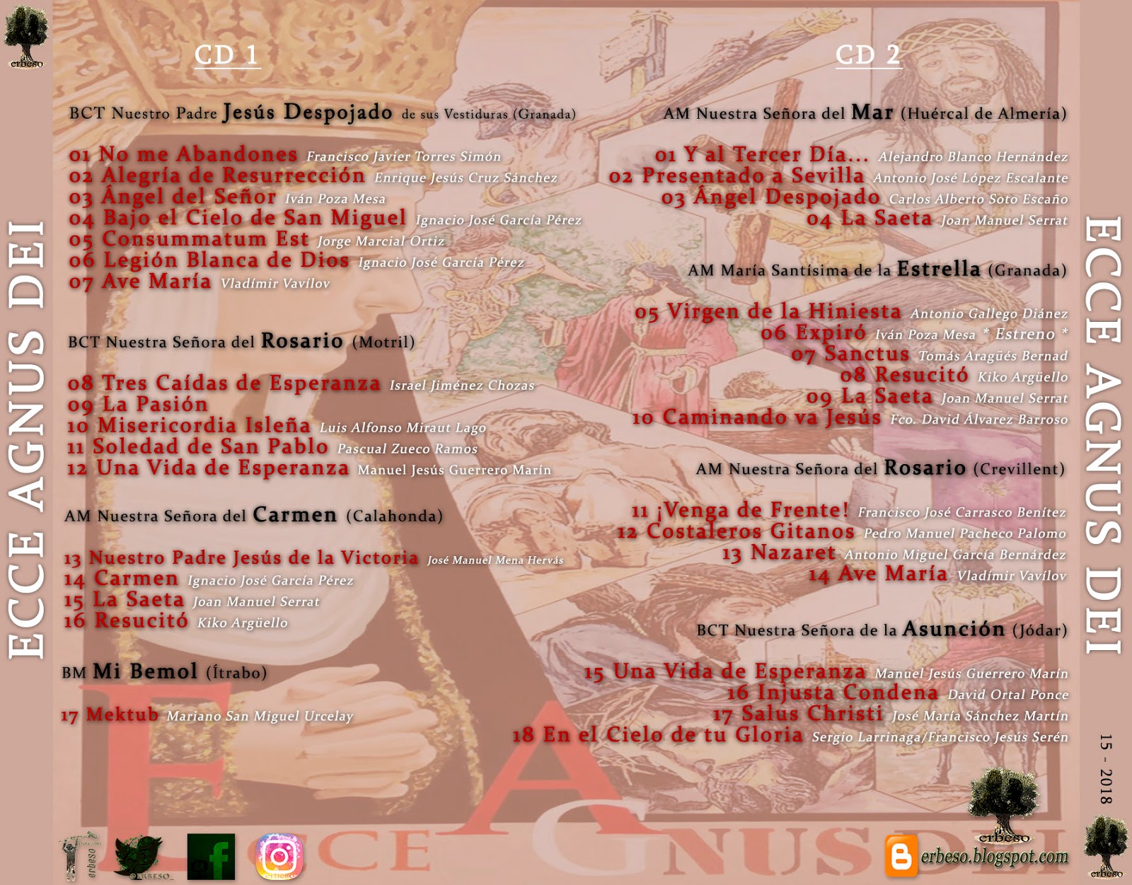 Grabaciones erbeso: Ecce Agnus Dei