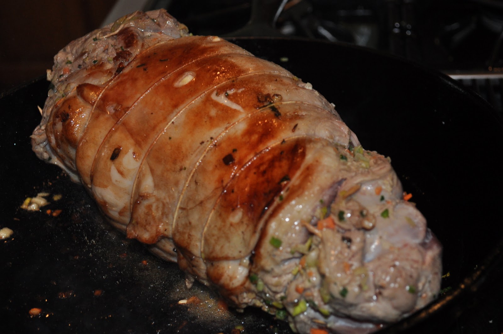 My Year of 25: Recipe #74 - Stuffed Lamb Shoulder with Garlic Sauce