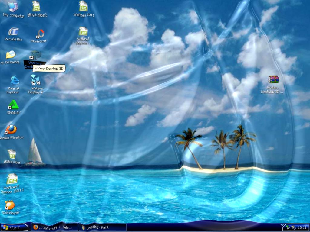 Watery Desktop 3D v353 + Keygen