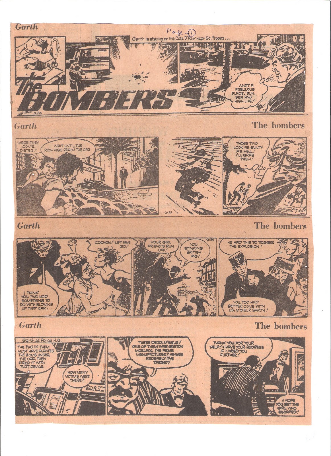 doctor who loved comics: BOMBERS -A NEW GARTH STORY