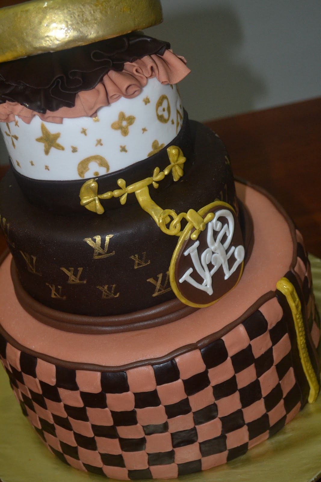 Cakes, Cakes N more: LV design - Punitha's 21st birthday Cake