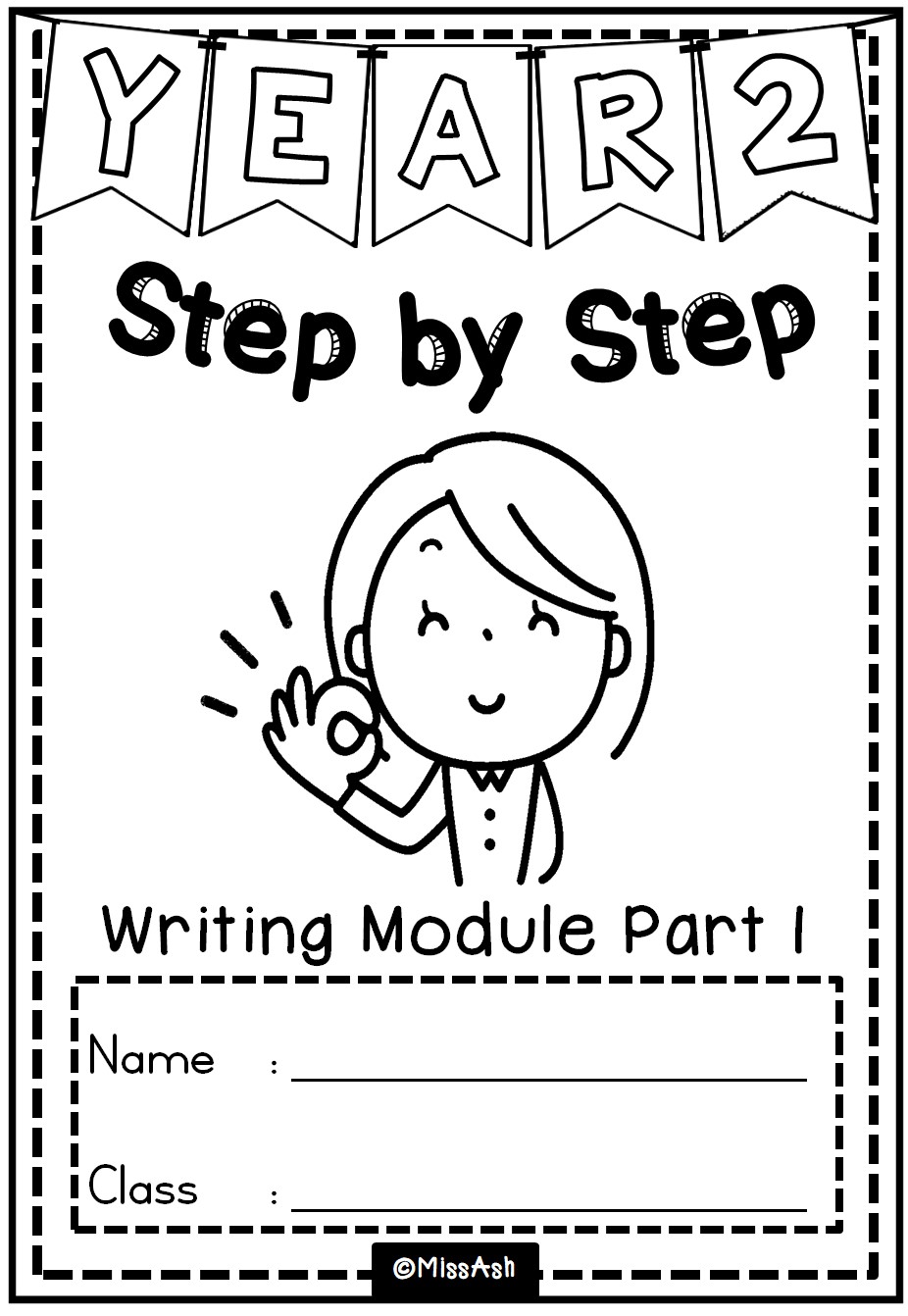 ASH THE TEACHER: Year 2 Step by Step Writing Module Part 1