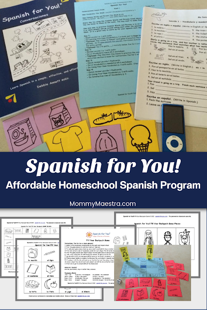 Mommy Maestra: Downloadable Fill-Your-Backpack Game in Spanish