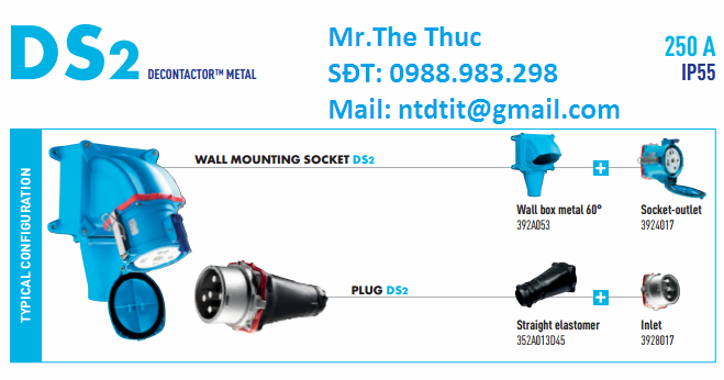 Honeywell Việt Nam: Ổ Cắm, Phích Cắm Marechal DS2, 3924017, 3928017 ...