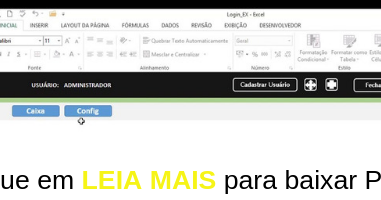 Planilha Excel Login VBA Grátis - Amor Excel