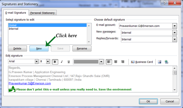 Tech Guru Email Signature In MS Outlook 2007 Tech Guru Email Signature In MS Outlook 2007