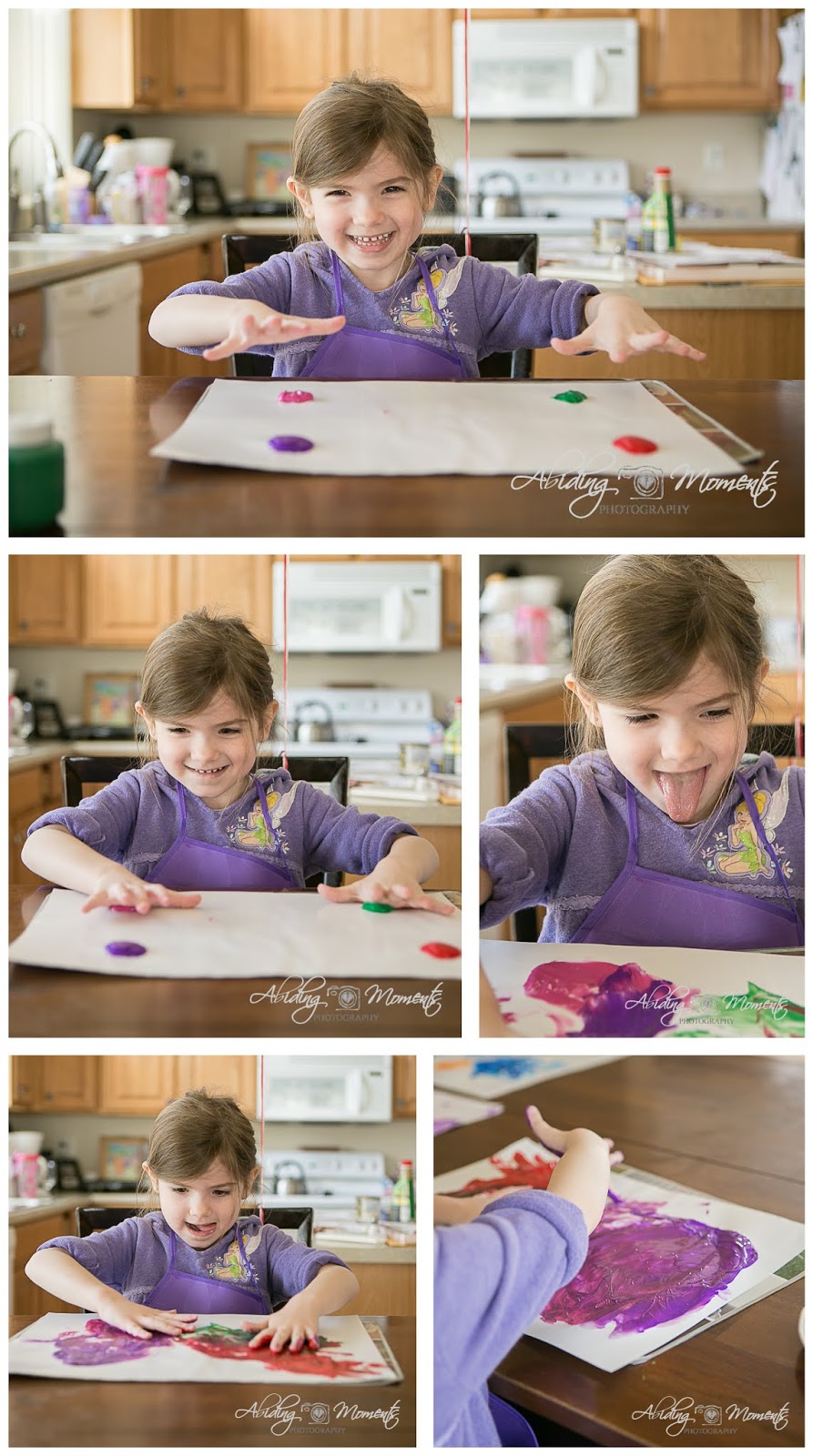 Abiding Moments Photography: Finger Painting