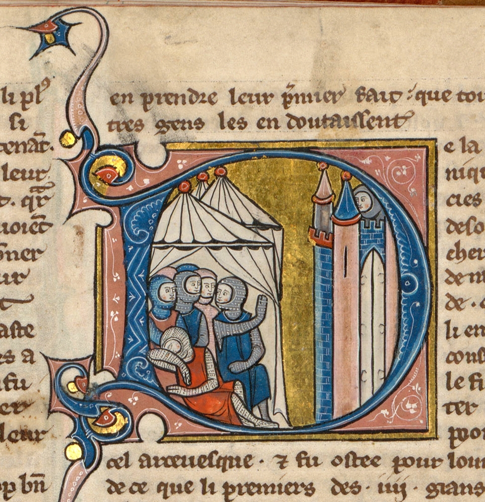 LA FRANCE MEDIEVALE: Enluminures du Manuscrit des Croisades de ...