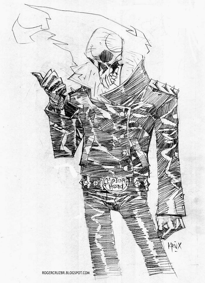 ROGER CRUZ BLOG: Ghost Rider Pencils/Inks