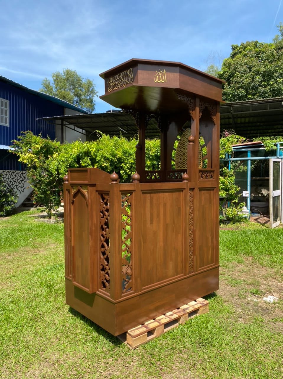 Kayu Warisan Malaysia: NEW Design Mimbar For Our Beloved Customer