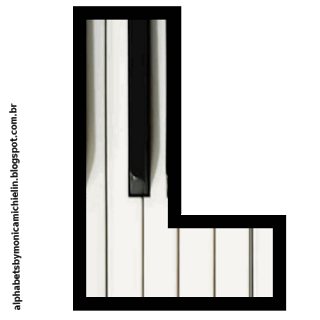 Abecedario de Teclado de Piano. Piano Keybord Alphabet. - Oh my Alfabetos!