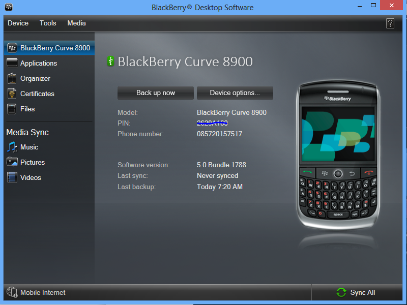 -SydDyr-: Blackberry Desktop Software