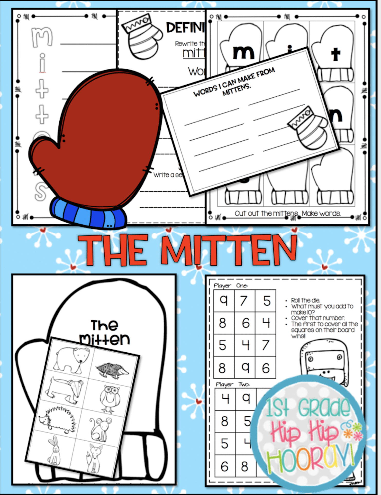 1st Grade Hip Hip Hooray!: The Mitten