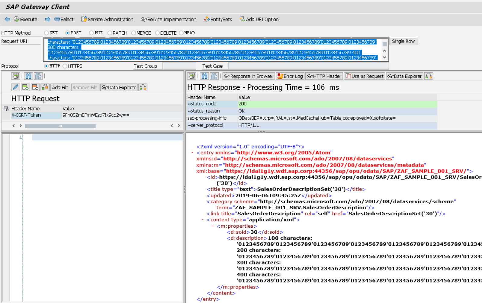 SAP ABAP Central: Using long string in function imports
