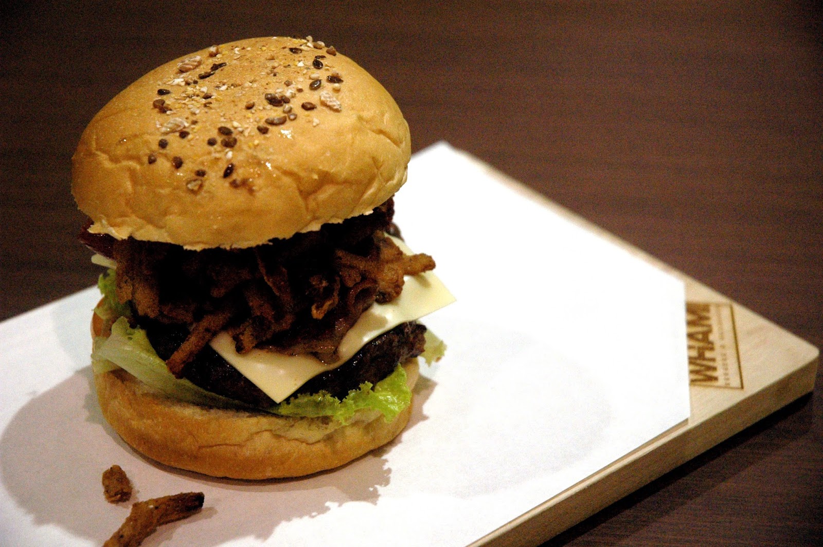 DUDE FOR FOOD: Wham! Burgers & Sausages: A New Look That Hits The Spot