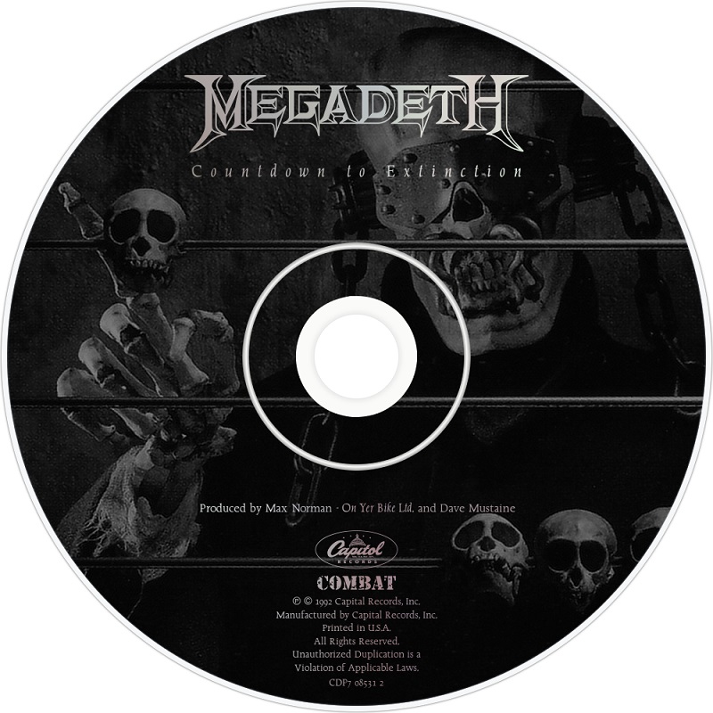 Cries from the Quiet World: Megadeth "Countdown to Extinction"