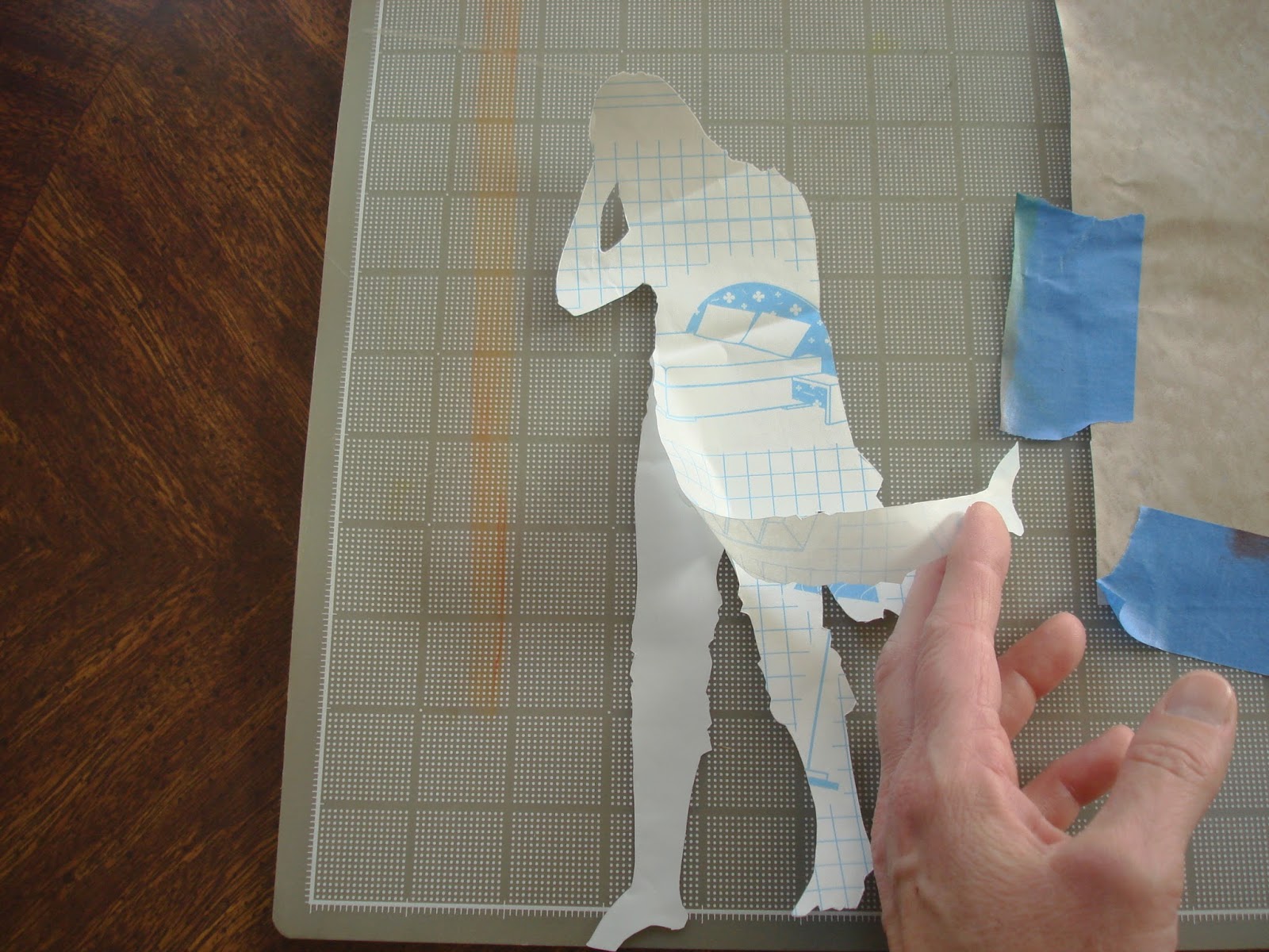 Canvas Talk: How to Block out Areas of a Painting