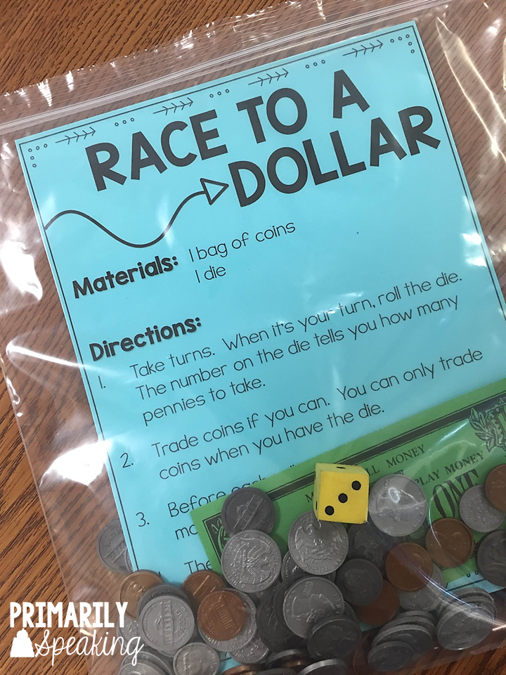Activities to Practice Counting Coins | Primarily Speaking
