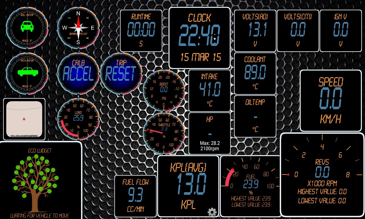 Torque Pro + Plugins + Themes Android di Chevrolet Spin {Royan.Art}