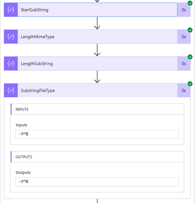 Substrings in Power Automate