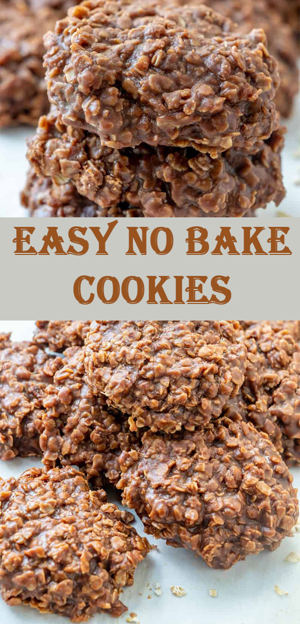 EASY NO BAKE COOKIES