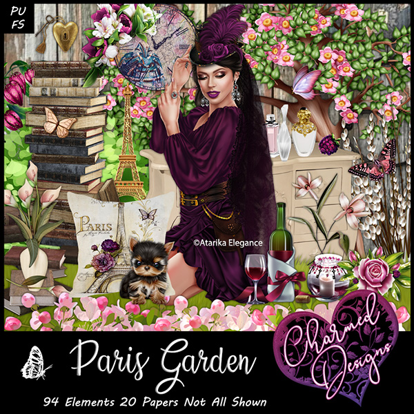 Charmed Designs: CHARMED DESIGNS PARIS GARDEN