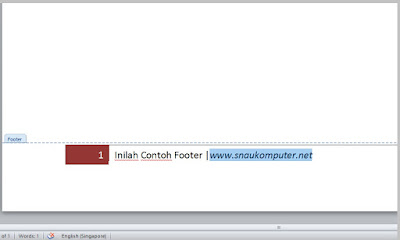 Cara Membuat Header Dan Footer Termudah Pada Microsoft Word - Sinau ...